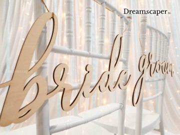 Solemnisation Gold Chairs | Wedding Decor Singapore - Dreamscaper.sg