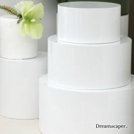 White Table Riser (Tall, set of 3)| Props Rental Singapore Dreamscaper