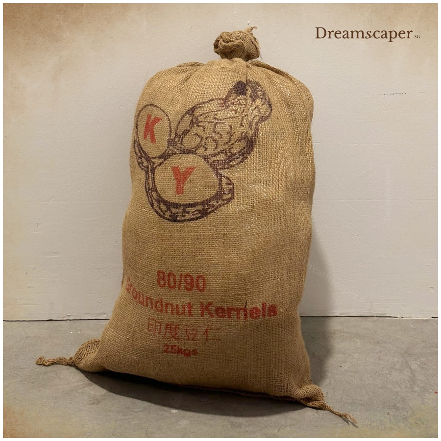 Rent: Food Gunny Sack - Dreamscaper.sg - Singapore Props Rental
